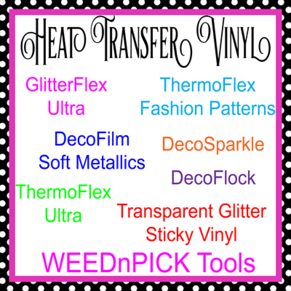 Heat Transfer Vinyl – Crystal Eye Candy from Design By Dawn